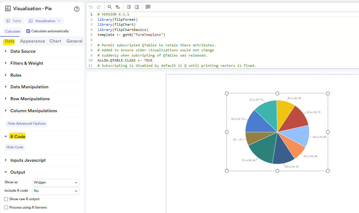 How To Use R In Displayr Displayr Help