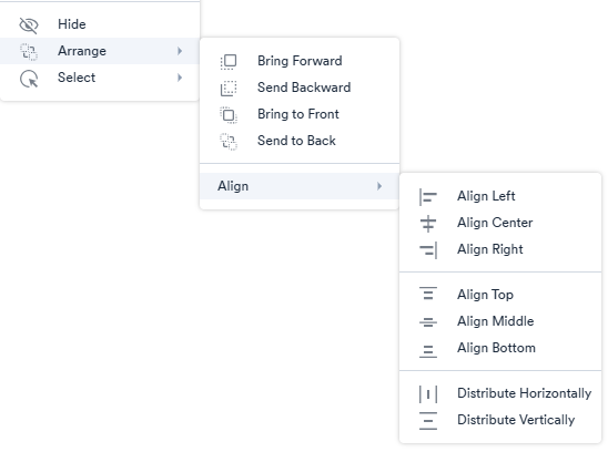 How To Align Objects On A Page Displayr Help