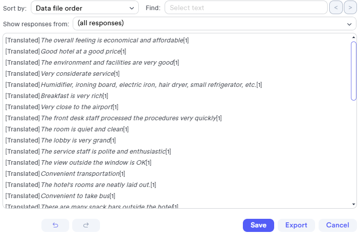 How to Automatically Translate Text When Classifying Text Data – Displayr Help