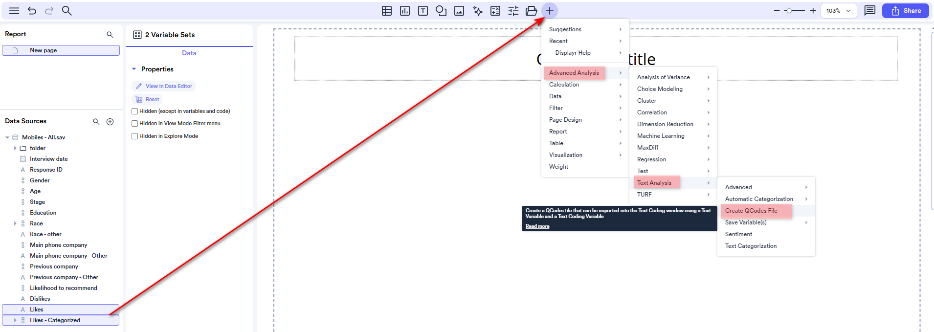 How to Reuse an Existing Categorization (Code Frame) in a Different Document – Displayr Help