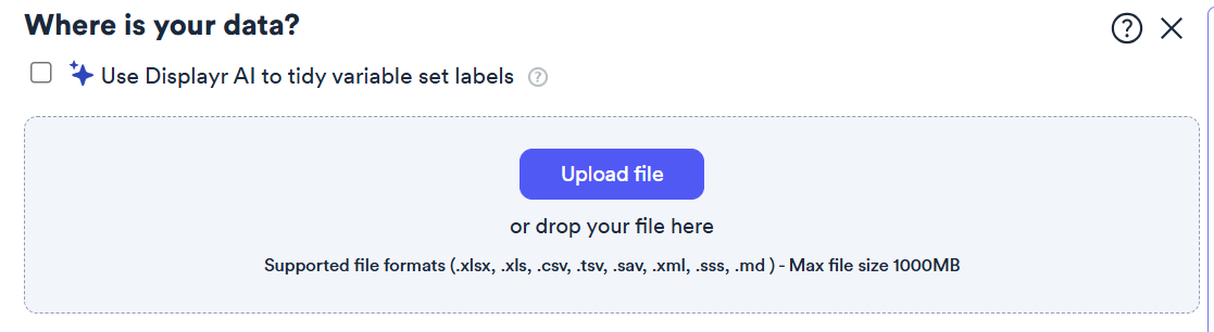 How to Import Excel Tables into Displayr – Displayr Help