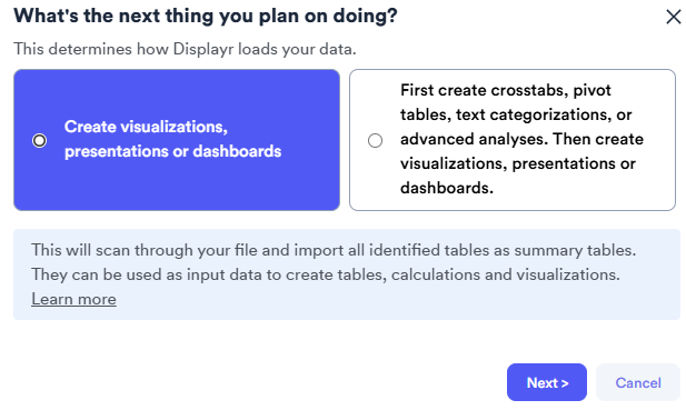 How to Import Excel Tables into Displayr – Displayr Help