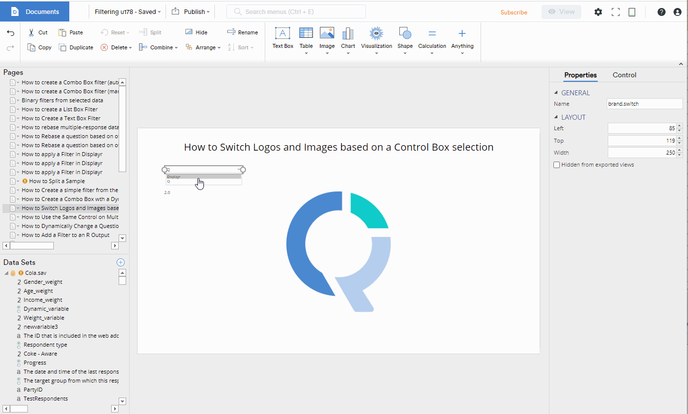 How to Switch Logos and Images Based on a Control Box Selection ...