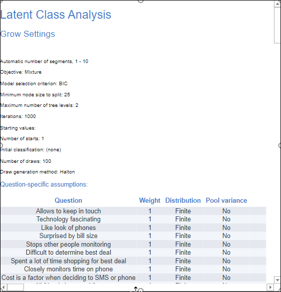 How to Create Diagnostic Reports for Latent Class, Mixed Mode Trees, and Mixed Mode Cluster ...