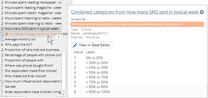 How to Automatically Combine Categories - By Value – Displayr Help