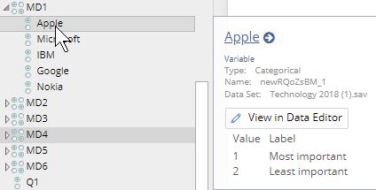 How to Use Qualtrics MaxDiff Data in Displayr – Displayr Help