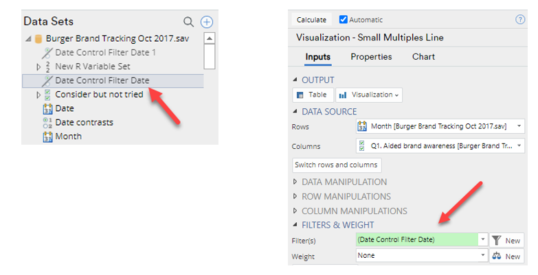 How to Create a Date Filter on an Output – Displayr Help