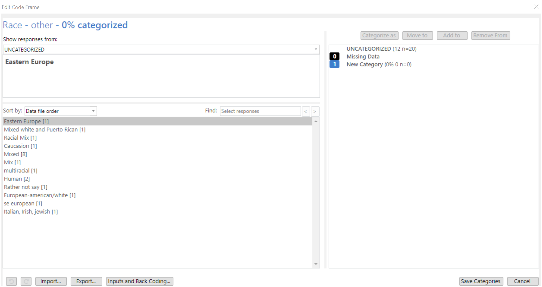 How To Back Code Variables In Displayr Displayr Help