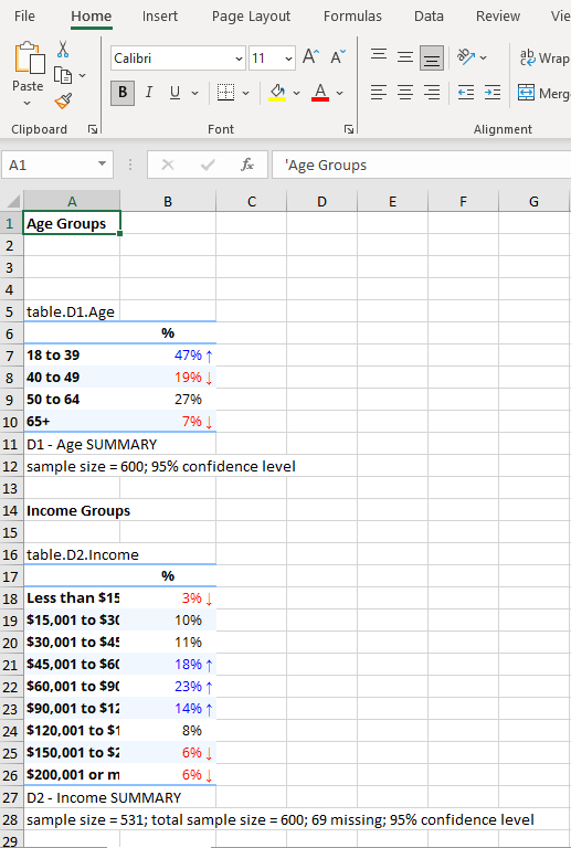 How To Update An Excel Document From Displayr Displayr Help 