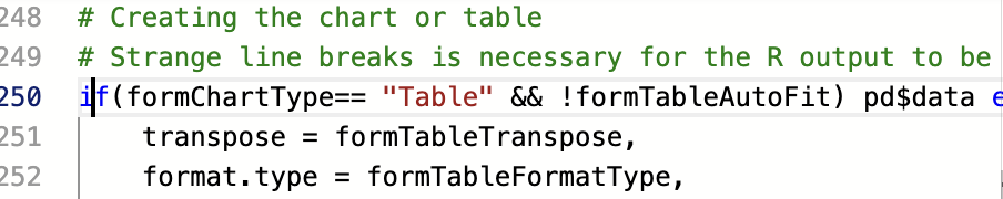 Adding Calculations Into The R Code Of Visualizations Displayr Help 