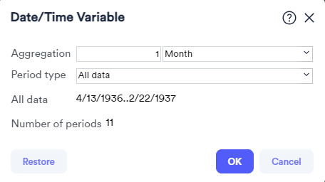 How to Create a Date Variable from a Categorical Variable Using JavaScript – Displayr Help