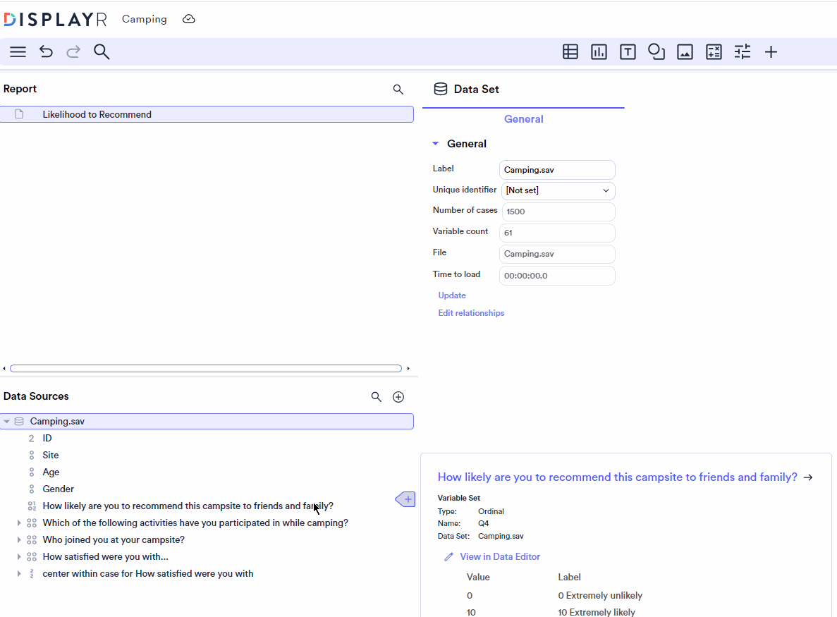 Tips for Working Efficiently in Displayr – Displayr Help