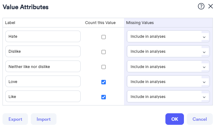 Variable Sets – Displayr Help