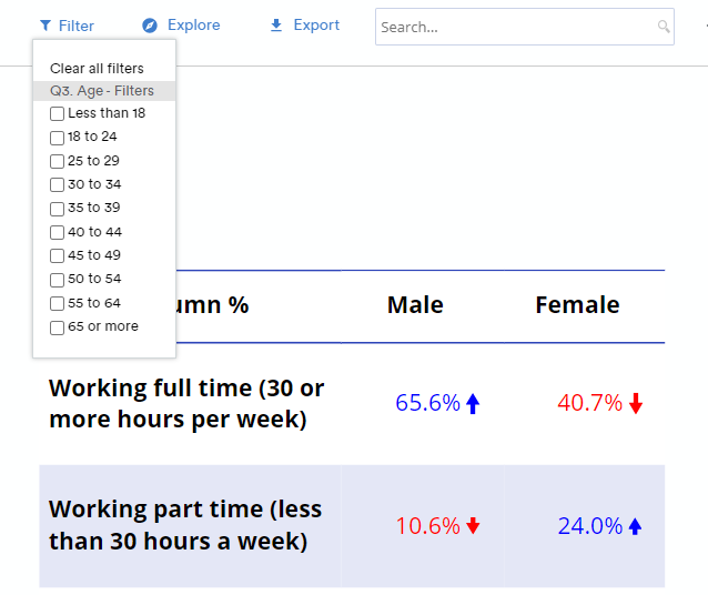 How to Tag a Variable as a Filter – Displayr Help