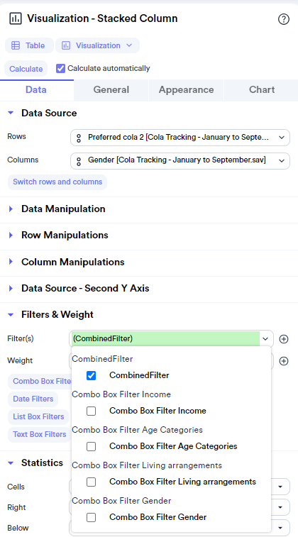 How to Combine Multiple Filters – Displayr Help