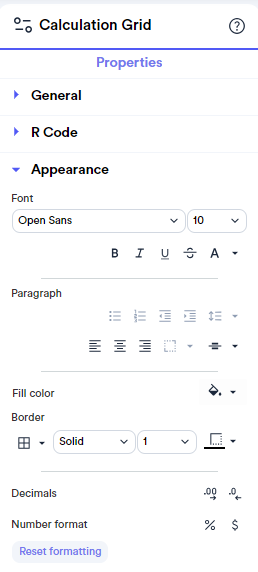 How to Use Calculation Grid in Displayr – Displayr Help