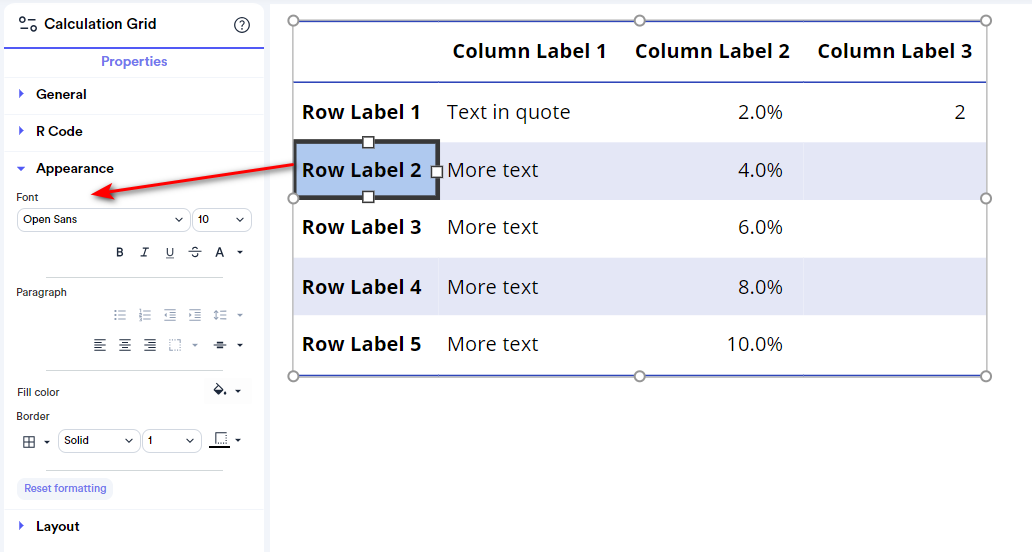 How to Use Calculation Grid in Displayr – Displayr Help
