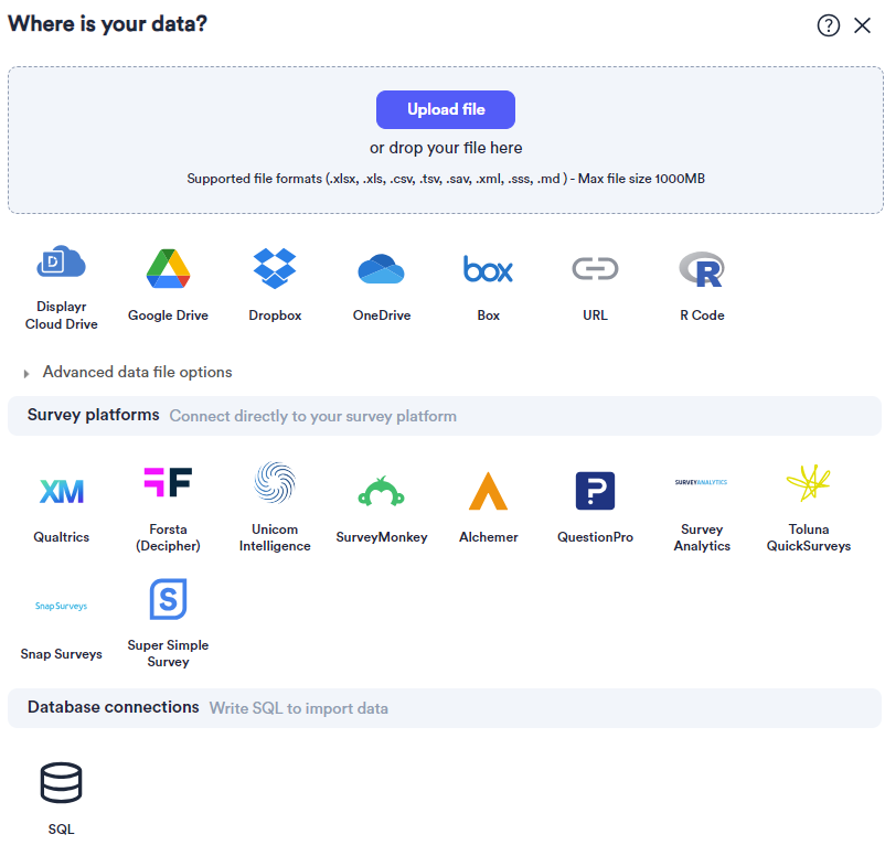 How To Update A Data Set In Displayr Displayr Help 6976