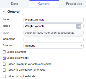 How to Change Weighting using a Control Box – Displayr Help