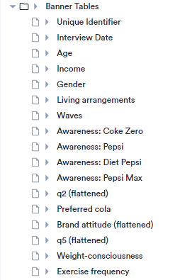 How to Create Lots of Banner Tables – Displayr Help