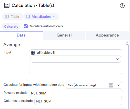 How to Perform Mathematical Calculations on Tables – Displayr Help