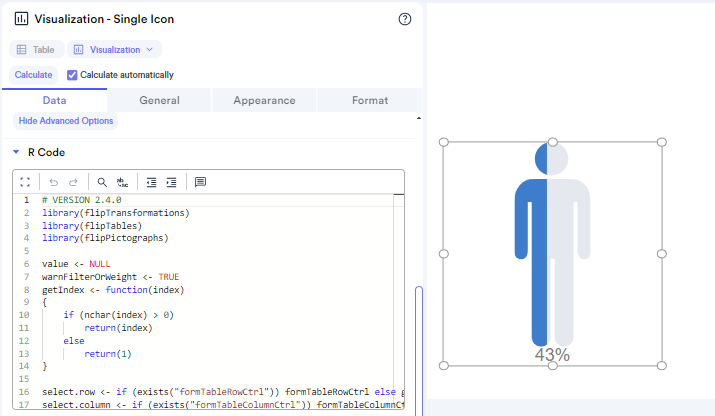 Adding Calculations Into The R Code Of Visualizations Displayr Help 8543