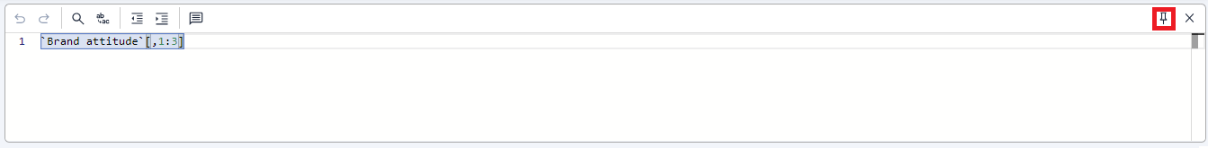 How to Use the R Code Editor – Displayr Help